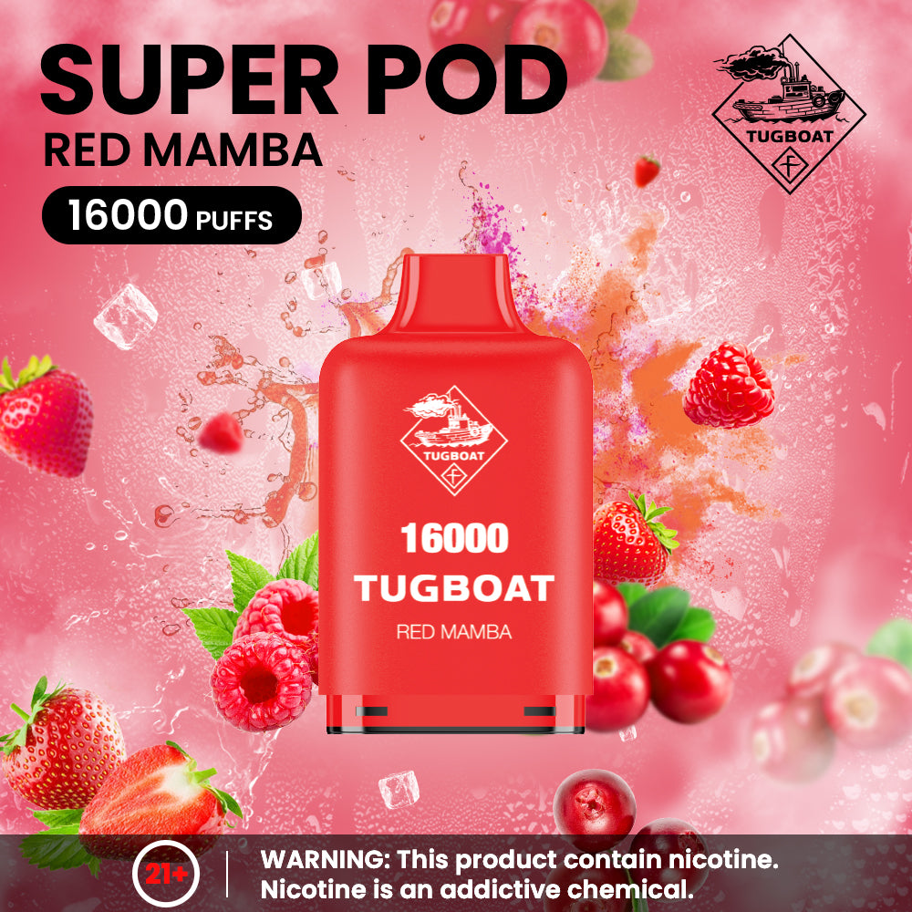 Tugboat Super 16000 Puff Cartridge